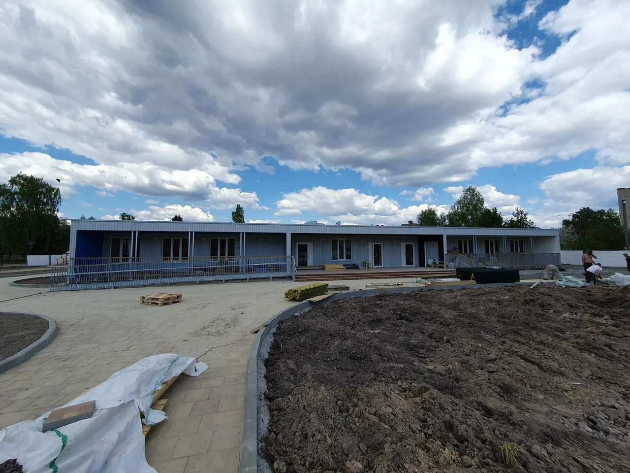 Естонія побудувала модульний дитсадок в Овручі - Малин - MALYN.MEDIA